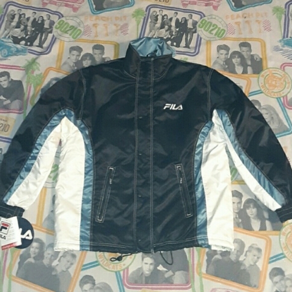 Fila | Jackets & Coats | New 994 Fila Satin Flight Jacket Vintage 9s ...
